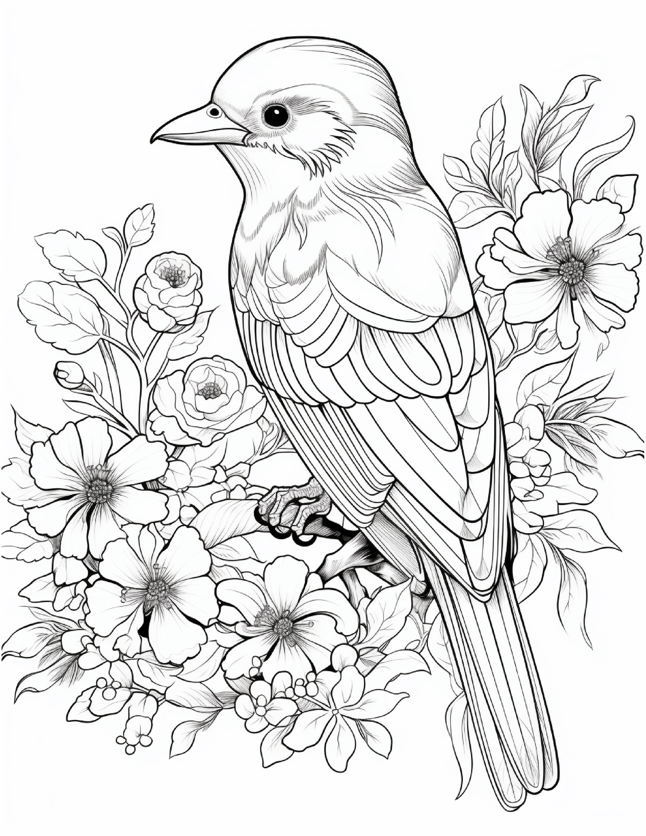 Bird And Flower 13
